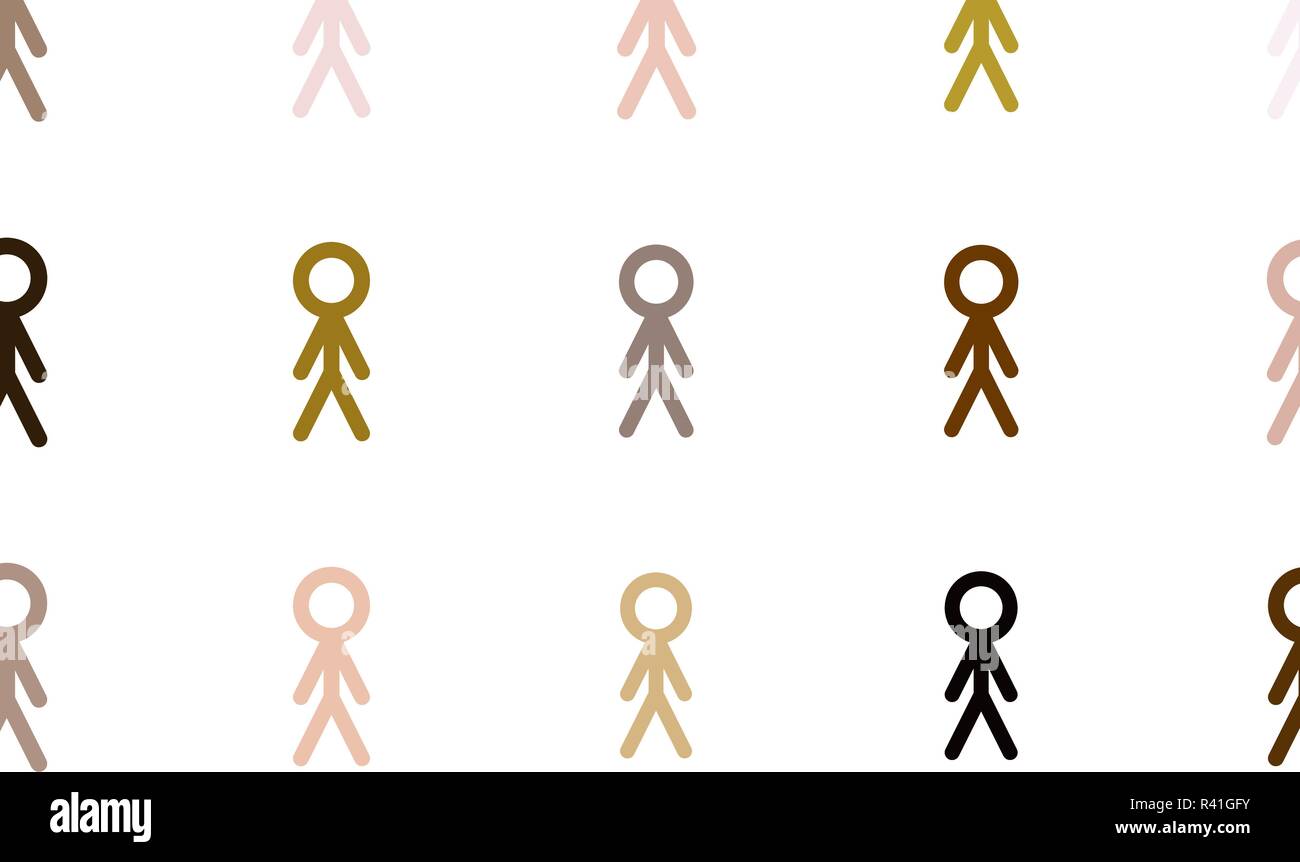 Decorative and hand drawn sign of people or human illustrations. Good ...