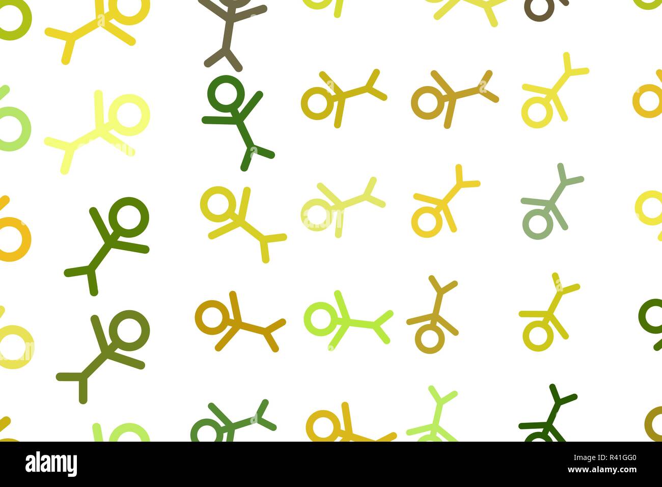 Sign of people or human abstract hand drawn background, texture or ...