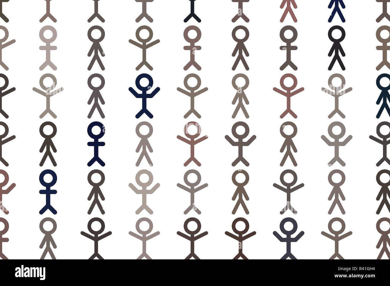 Hand drawn sign of people or human illustrations background, good for ...