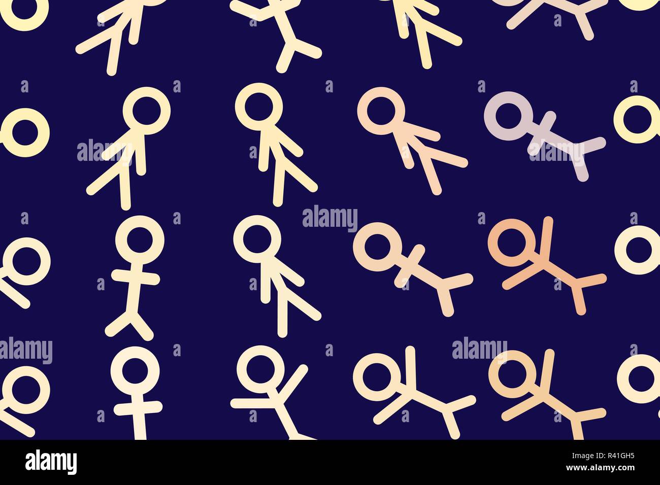 Abstract sign of people or human. Good for web page, wallpaper, graphic ...