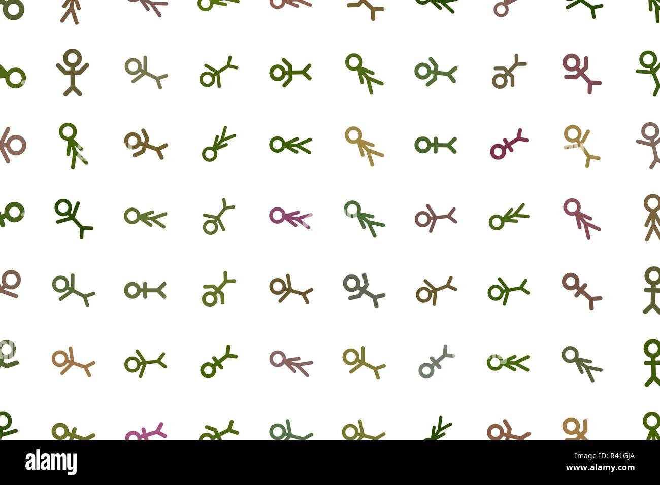 Sign of people or human illustrations background abstract, hand drawn ...