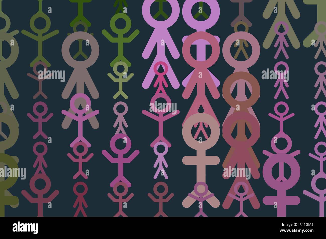 Background for web page, graphic design, catalog or texture, hand drawn ...