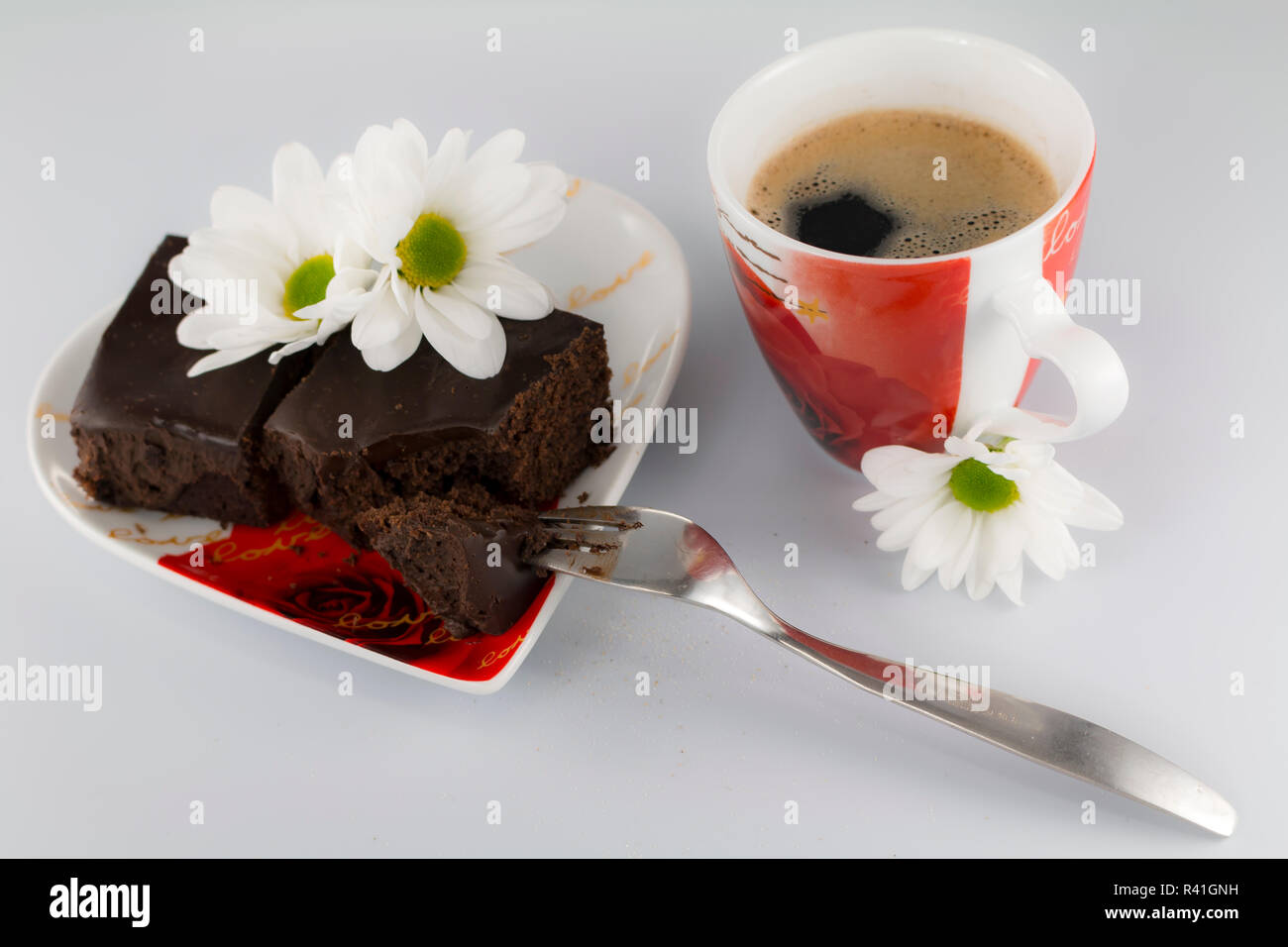 coffee and cake Stock Photo - Alamy