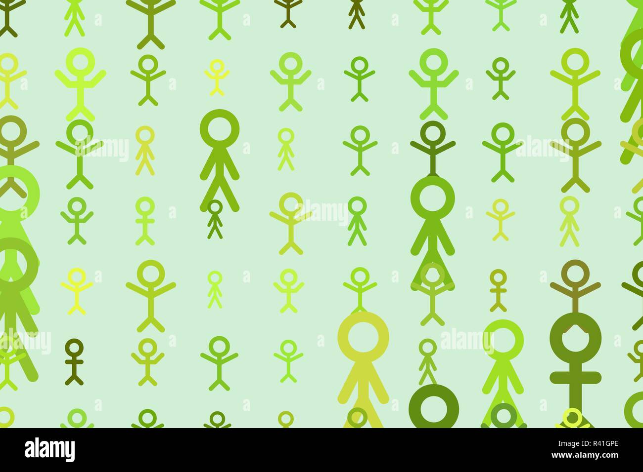 Abstract sign of people or human. Good for web page, wallpaper, graphic ...