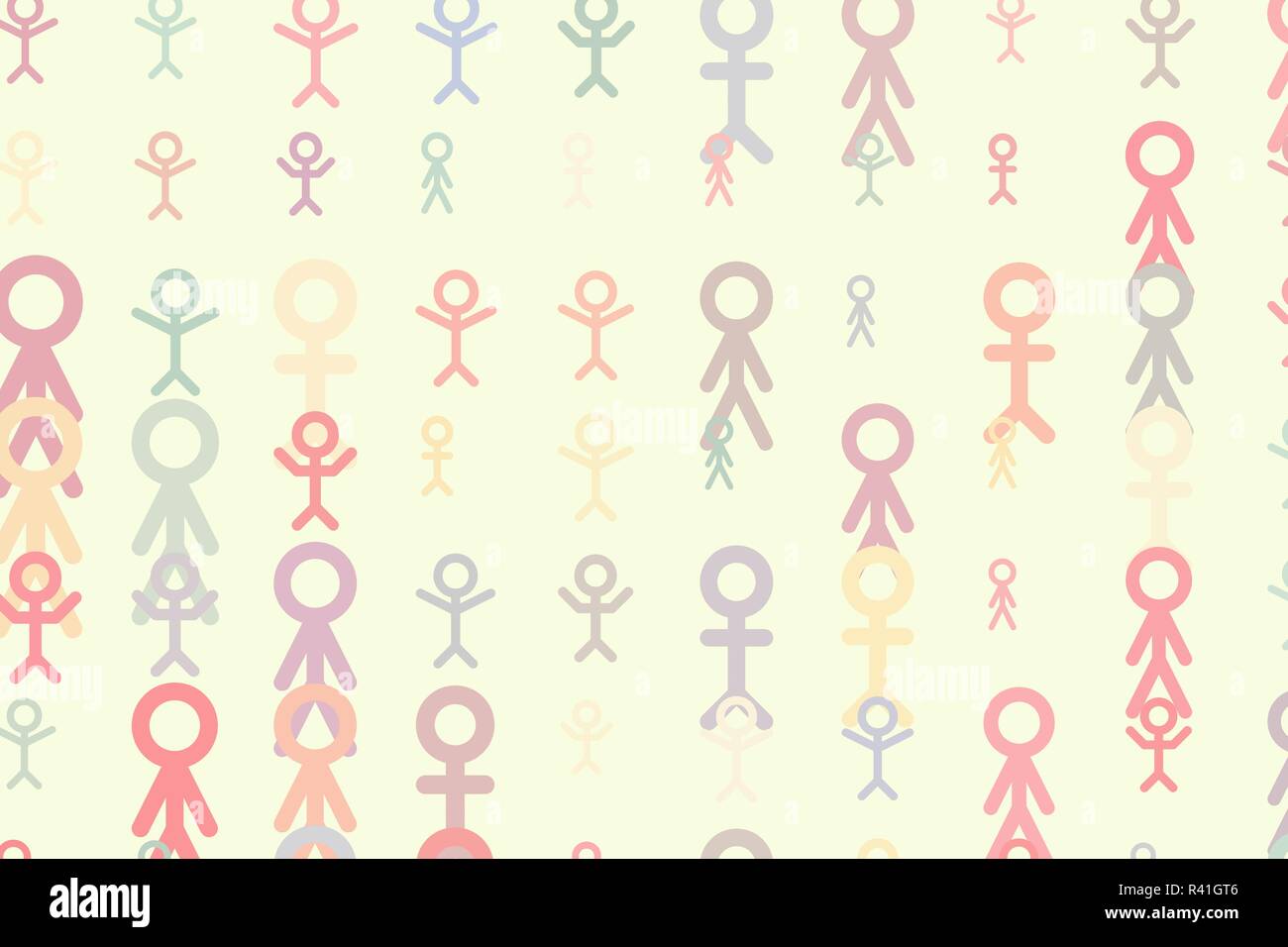 Background or backdrop, sign of people or human hand drawn, good for ...
