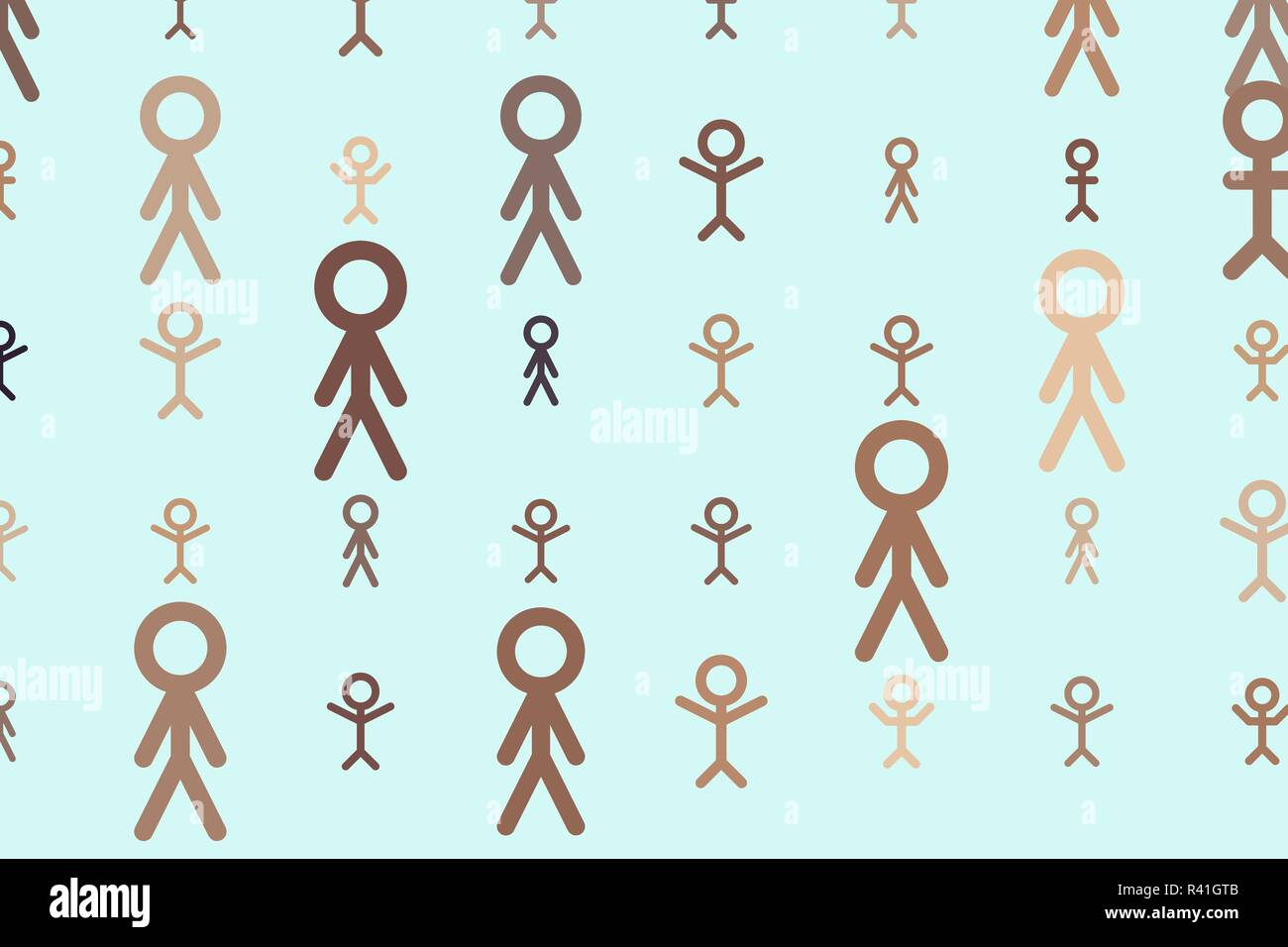 Background or backdrop, sign of people or human hand drawn, good for ...