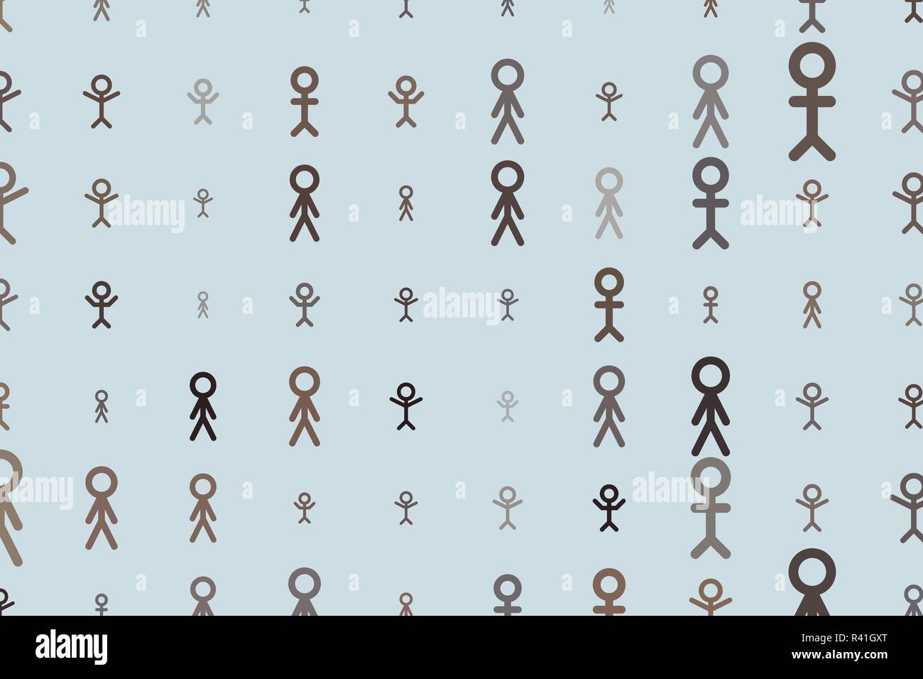 Texture background hand drawn. Abstract sign of people or human, good ...