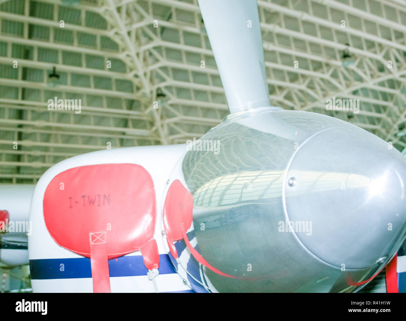 PROPELLER AIRPLANE REFLECTION Stock Photo - Alamy