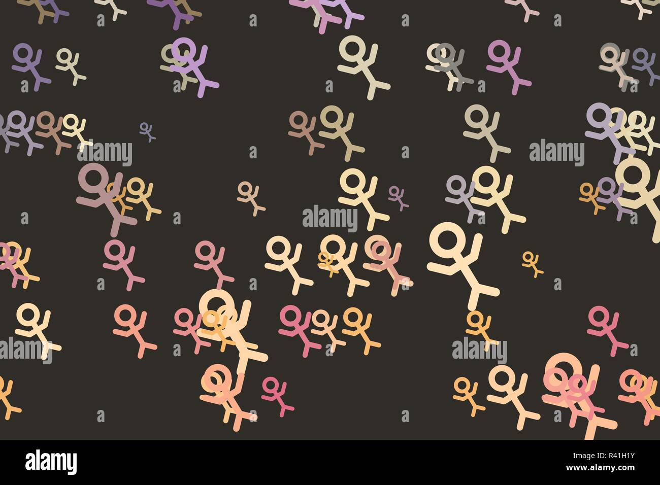 Illustrations of sign of people or human. Good for web page, wallpaper ...