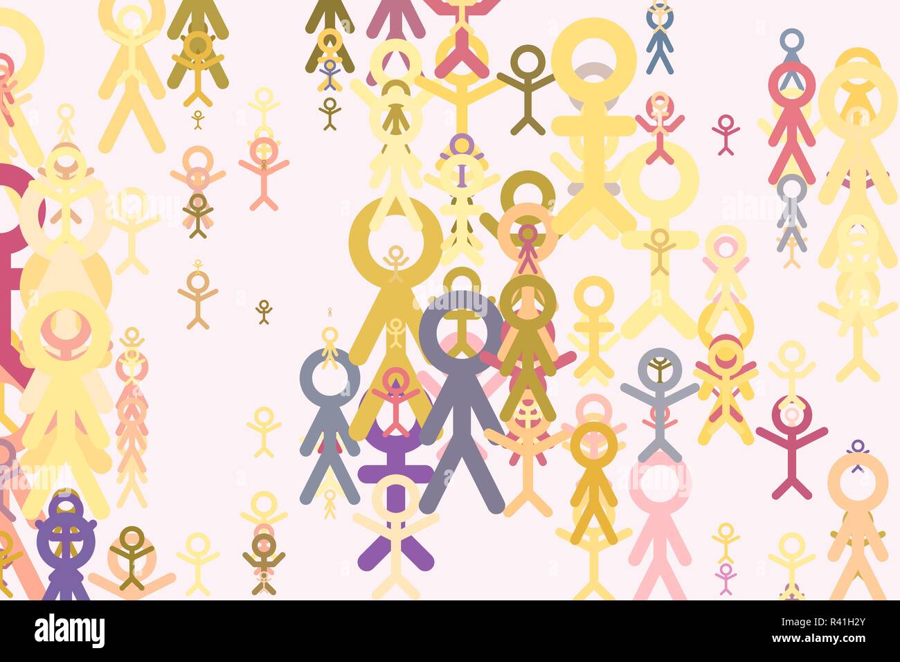 Illustrations of sign of people or human. Good for web page, wallpaper ...