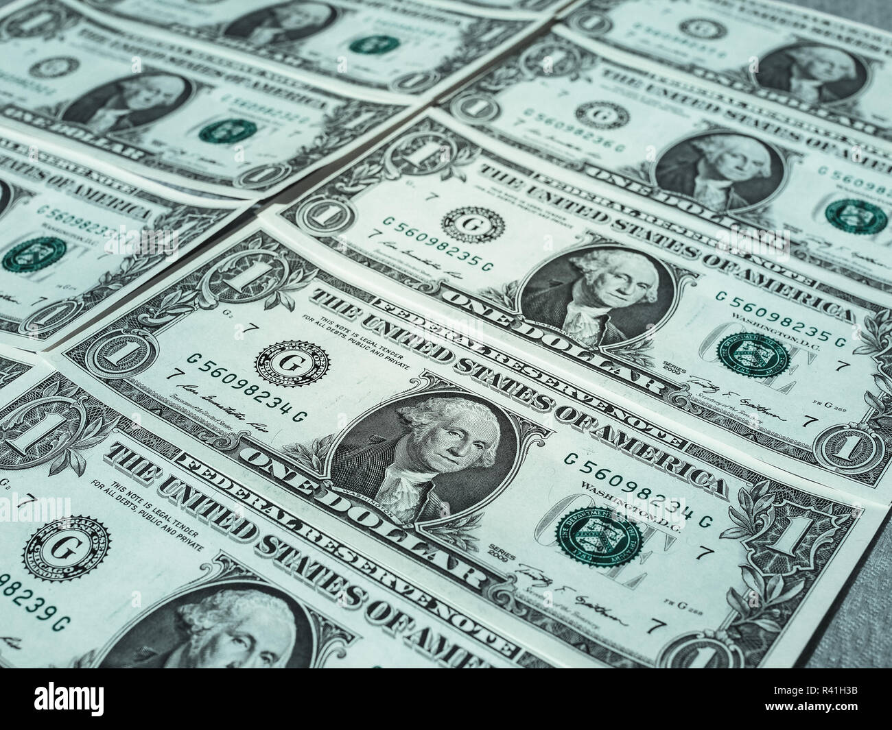Dollar notes 1 Dollar Stock Photo - Alamy