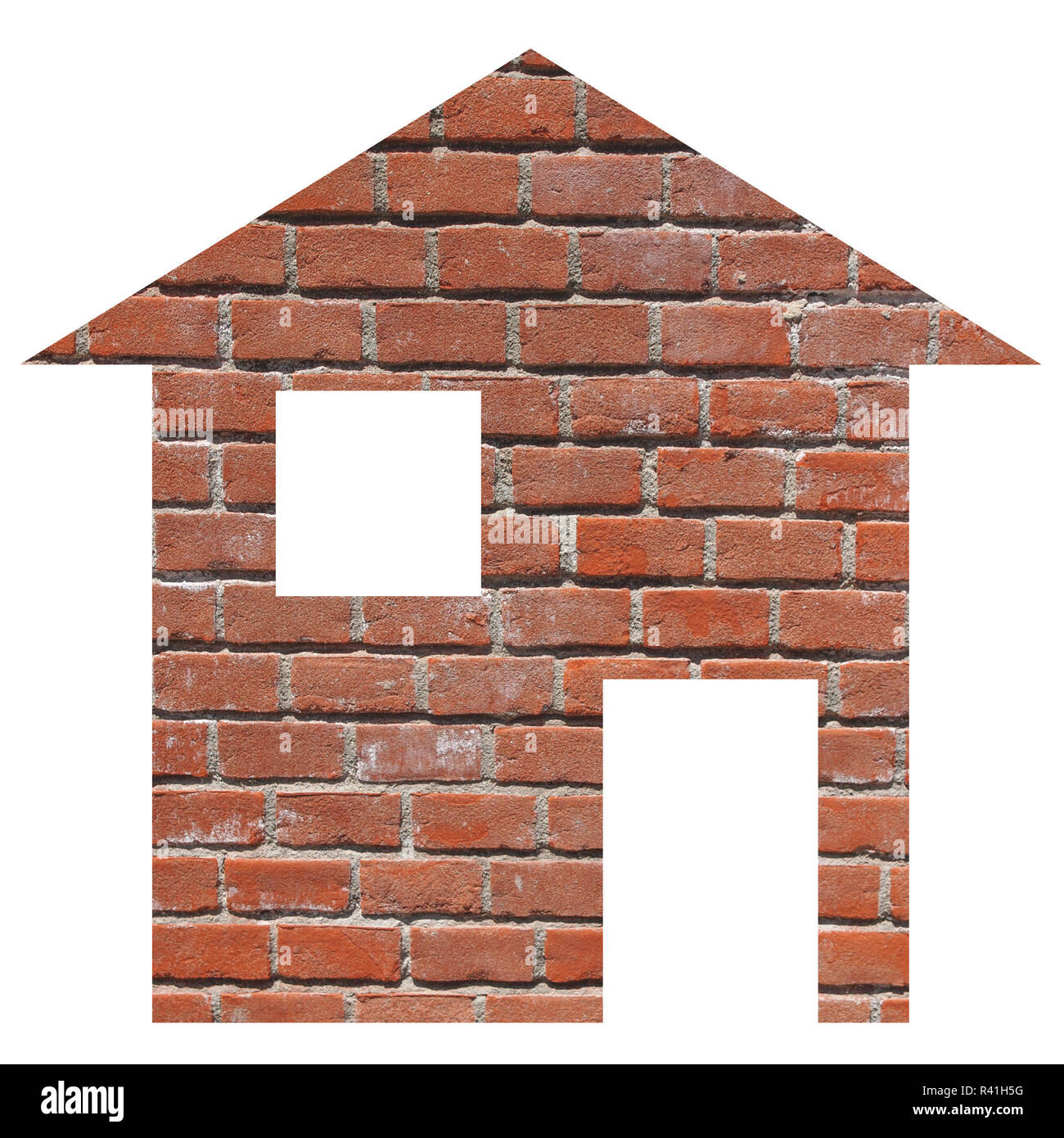 Brick wall background stock image Cut Out Stock Images & Pictures - Alamy