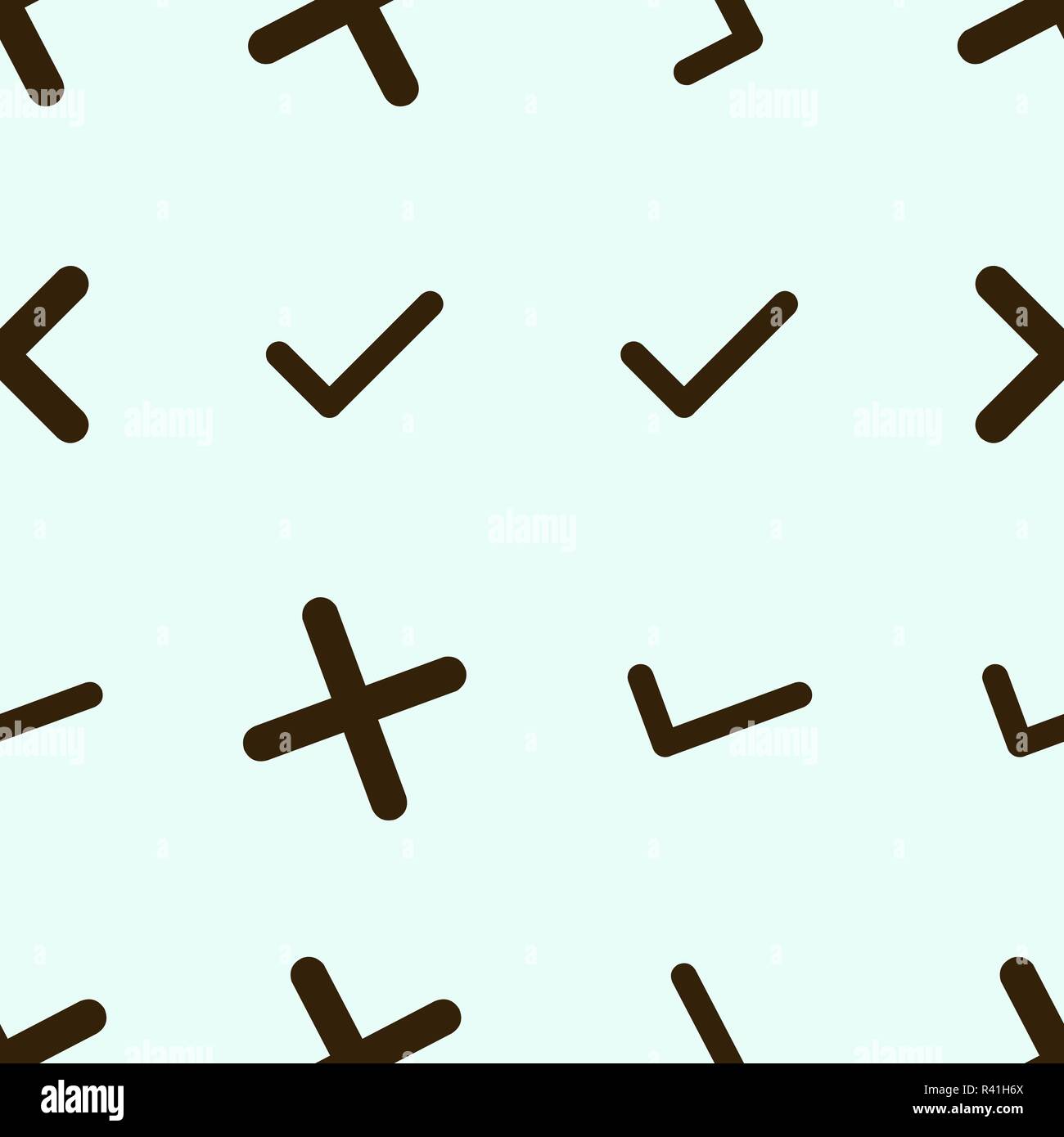 Tick cross illustrations hi-res stock photography and images - Alamy