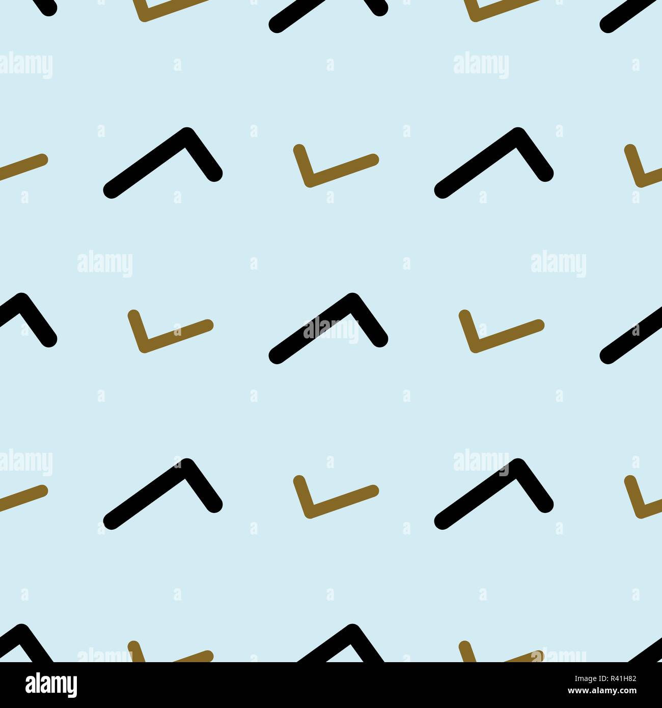 Seamless tick or cross mark, right or wrong sign background hand drawn ...