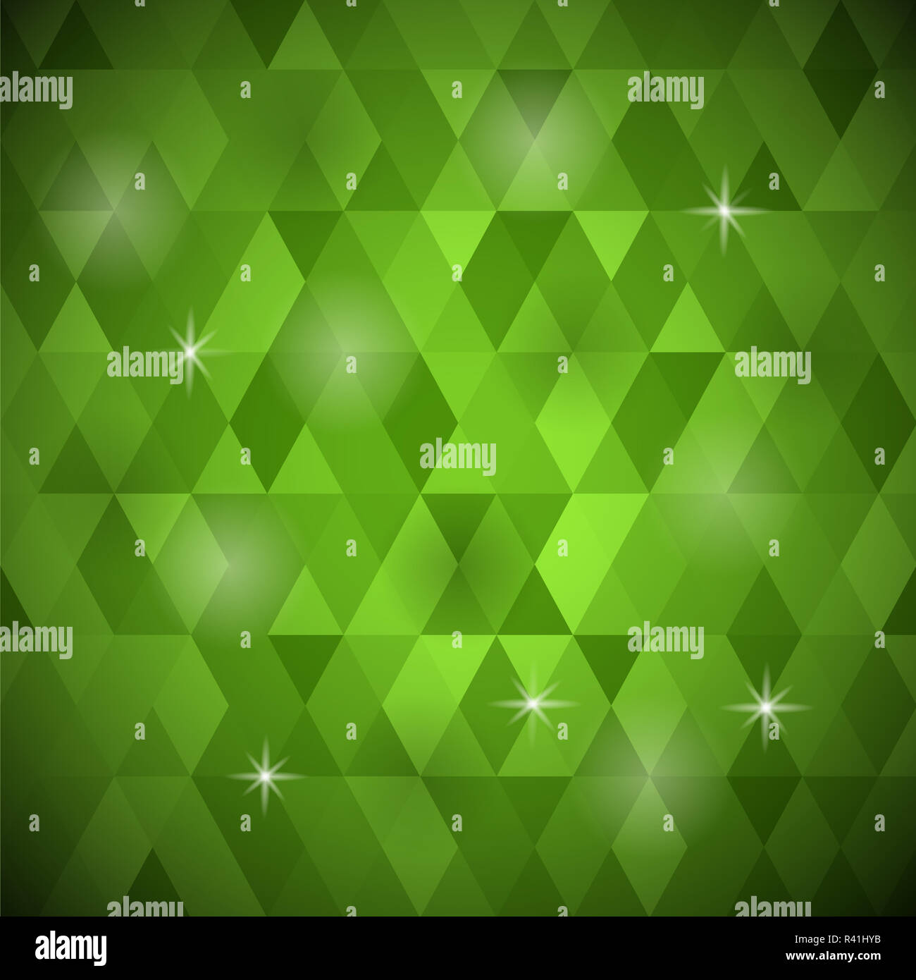 Green Geometric Retro Mosaic Pattern Stock Photo - Alamy