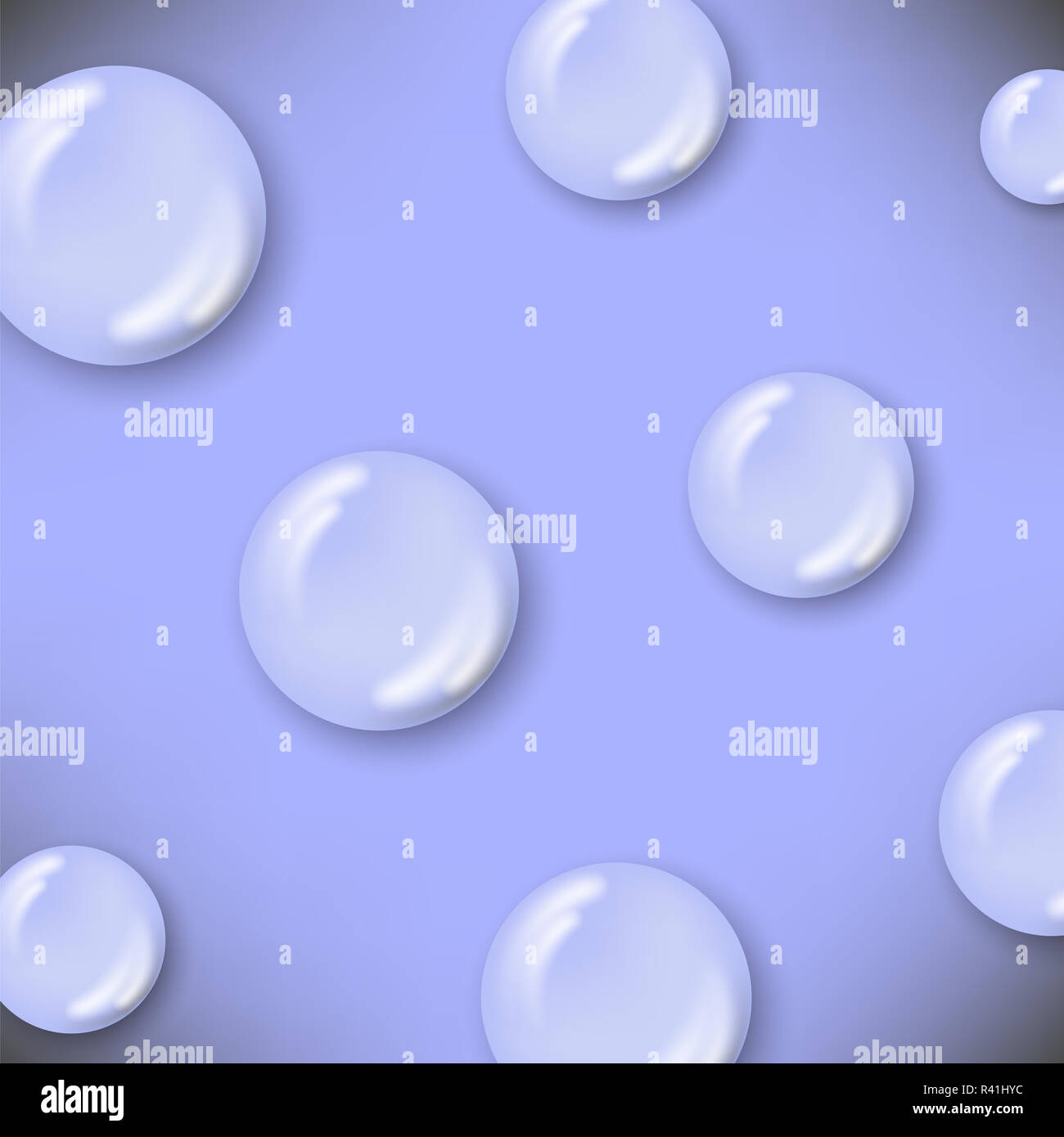 Set of Water Drops Stock Photo - Alamy