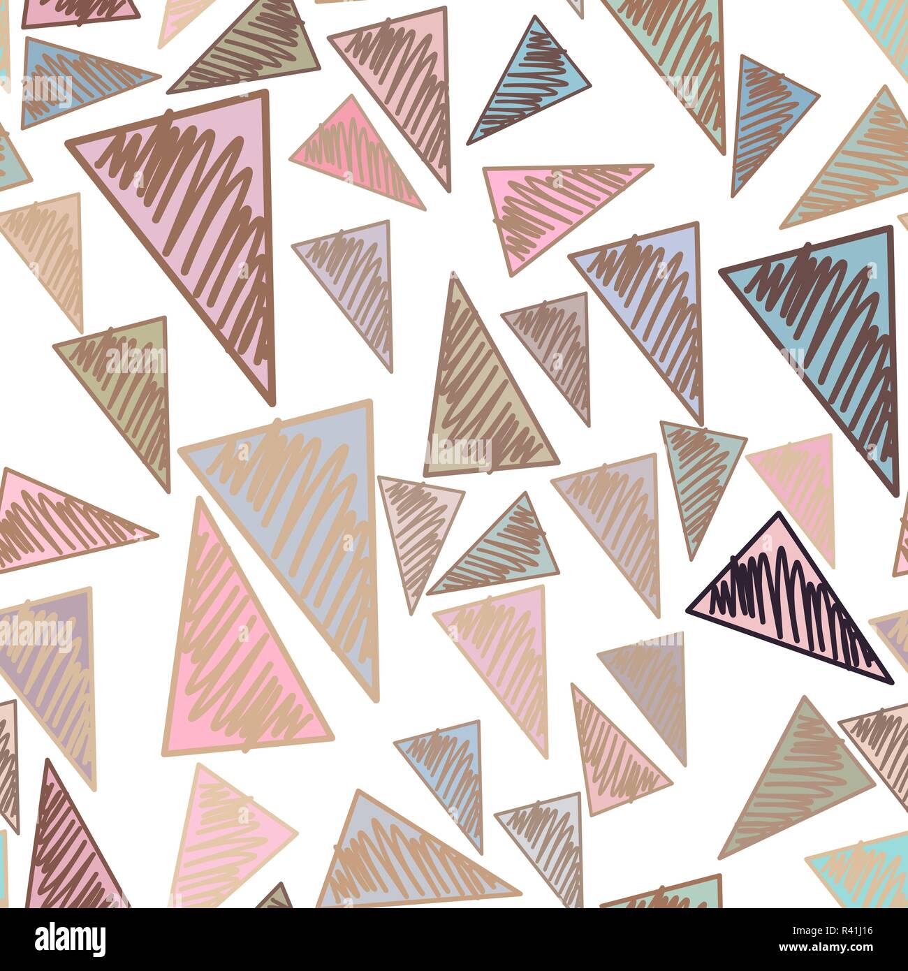 Seamless mixed or mutiple shapes illustrations background abstract ...