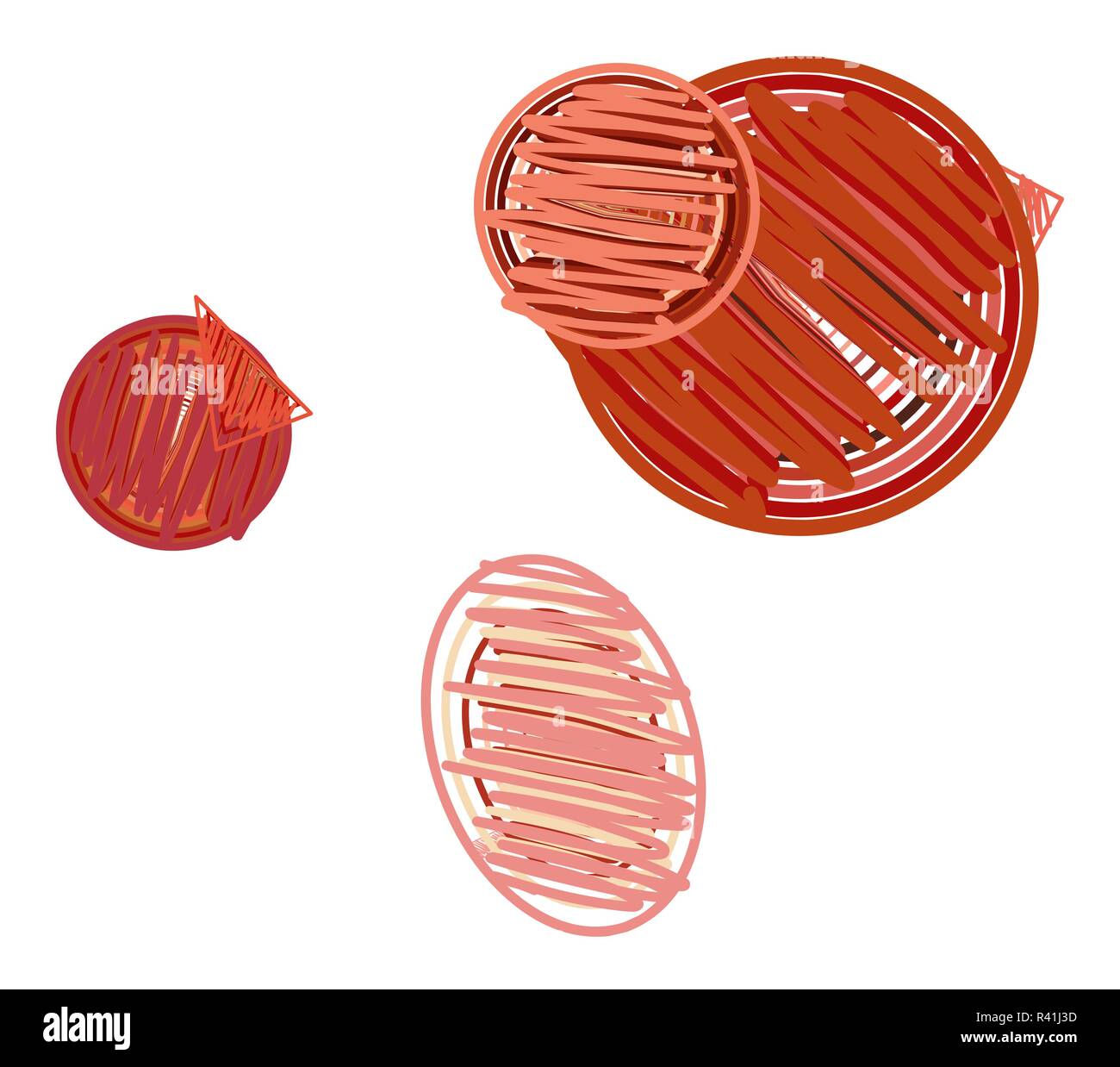 Texture background hand drawn. Abstract mixed or mutiple shapes, good ...