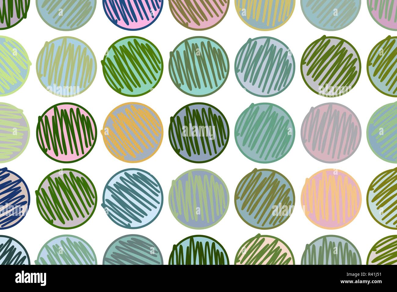 Background abstract mixed or mutiple shapes, hand drawn for design ...