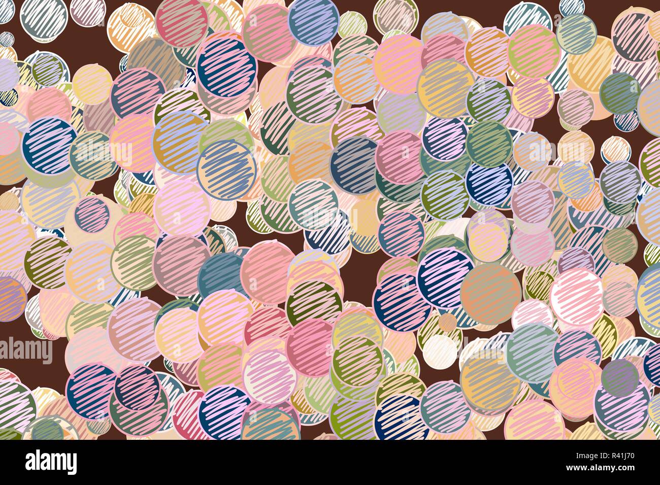 Artistic mixed or mutiple shapes hand drawn background abstract ...