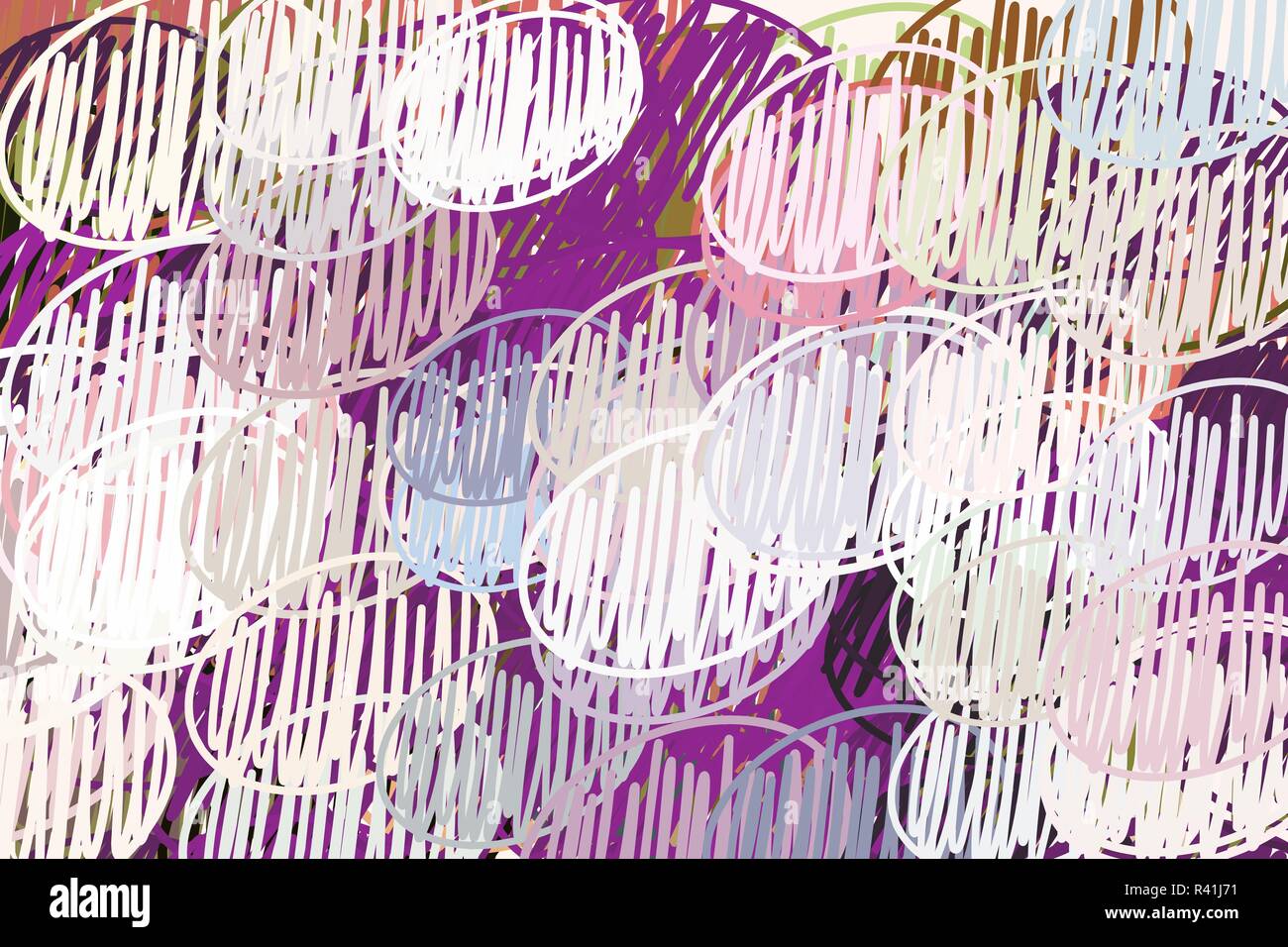 Abstract hand drawn mixed or mutiple shapes, artistic for graphic ...