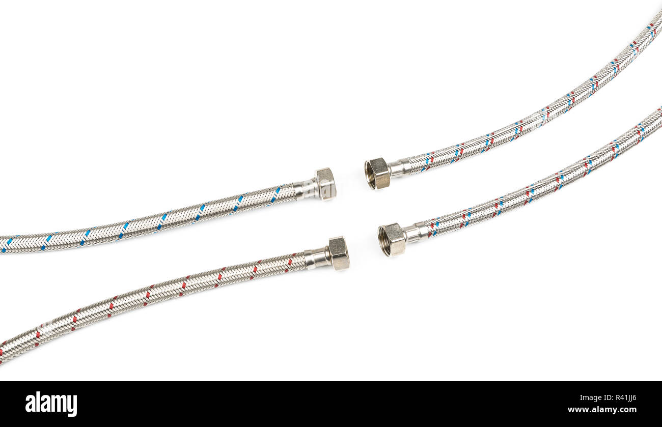 Water pipe flexible connection Stock Photo - Alamy