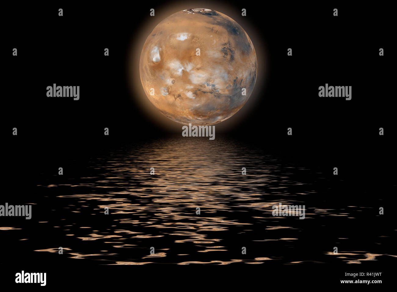 Planet mars water hi-res stock photography and images - Alamy