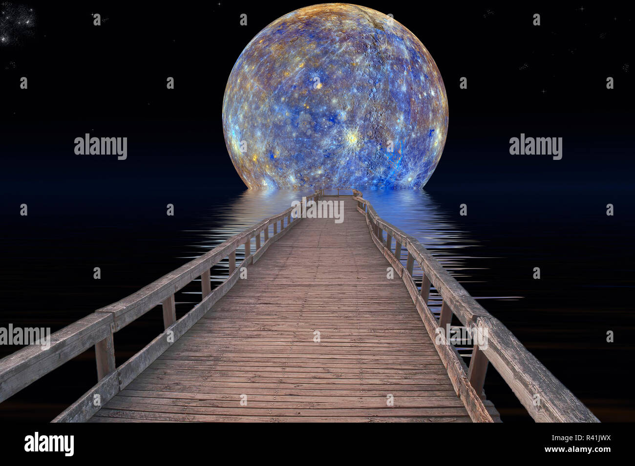 Mercury planet surface hi-res stock photography and images - Alamy