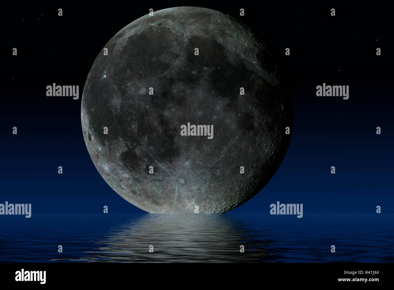 Planet moon hi-res stock photography and images - Alamy