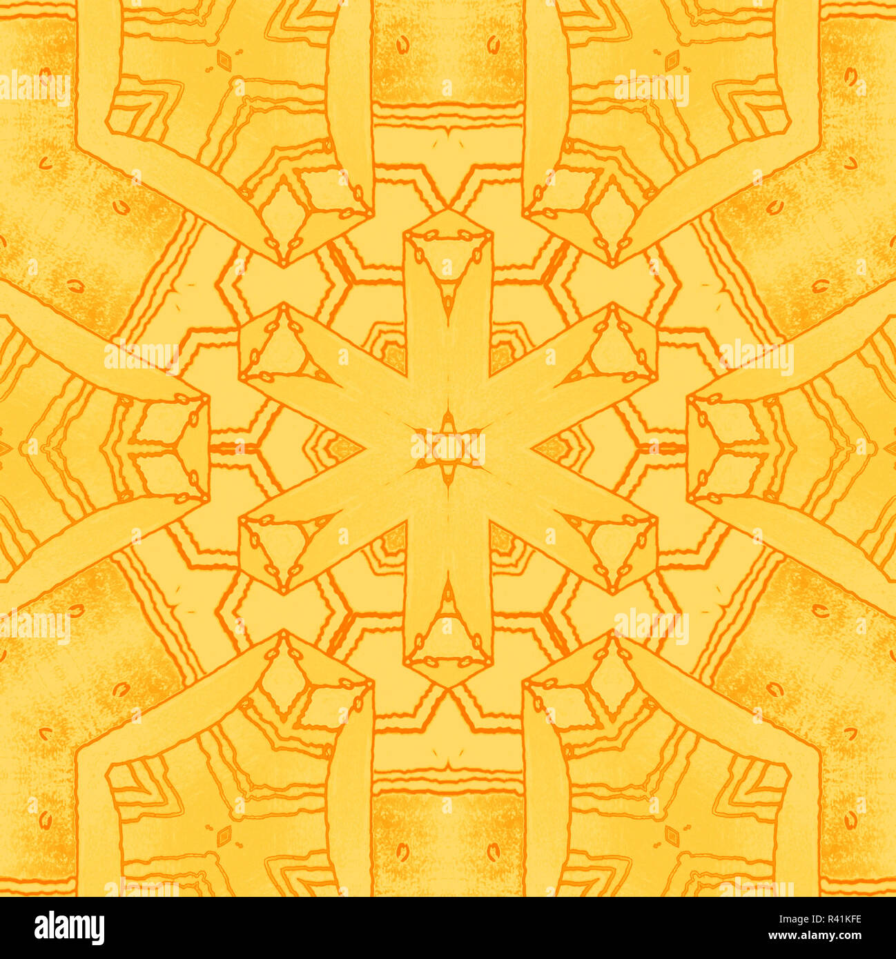 Abstract futuristic geometric background, seamless hexagon pattern ...