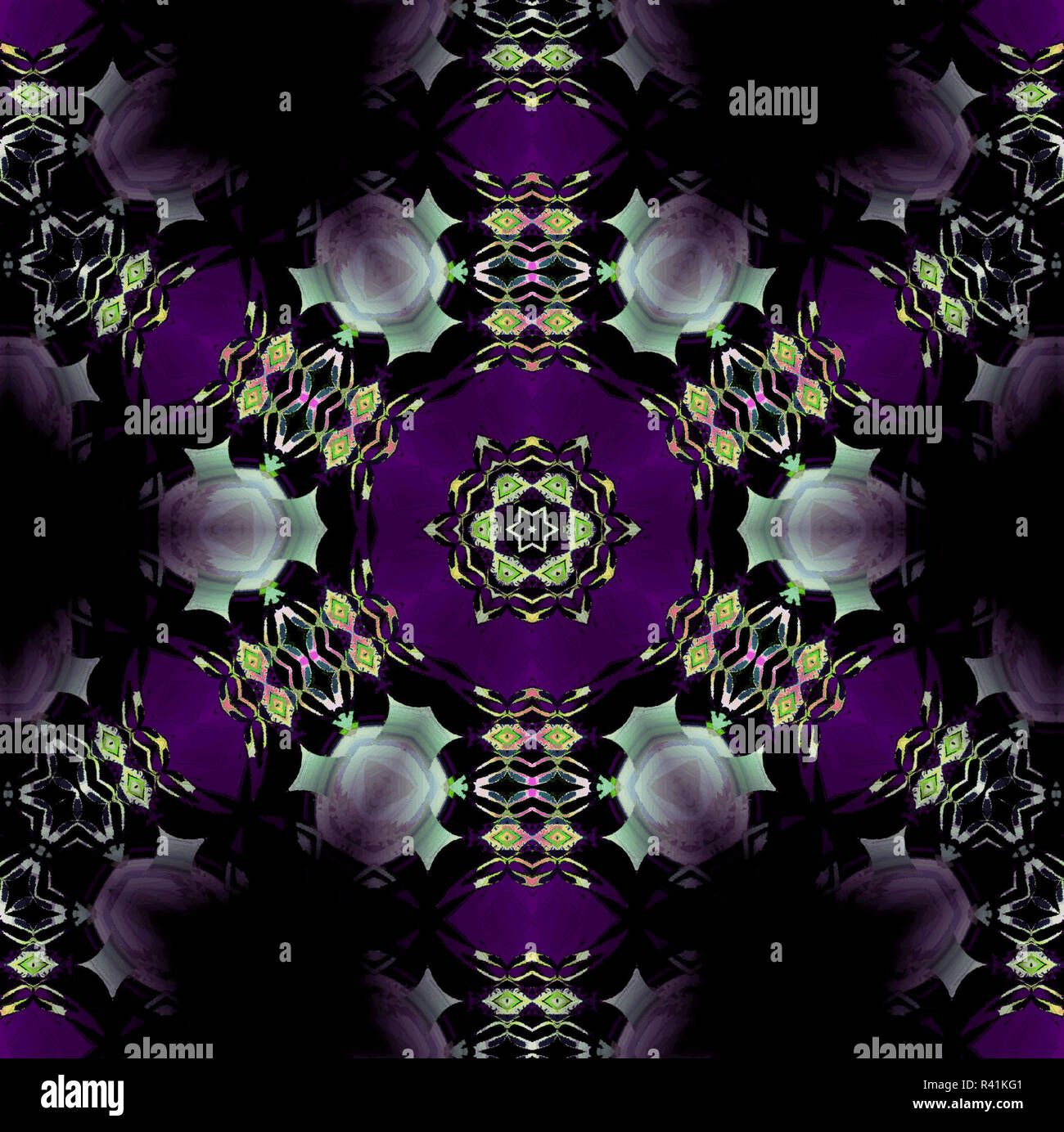 Abstract geometric gradient background, seamless ornate star pattern ...