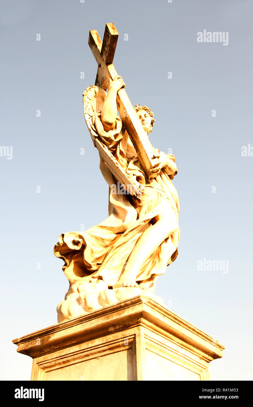 Statue in Rome Stock Photo - Alamy
