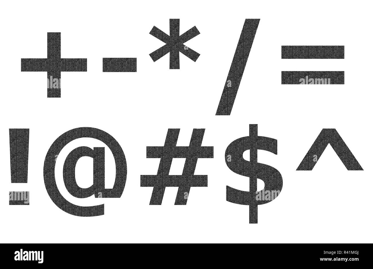 Black matrix Cut Out Stock Images & Pictures - Alamy