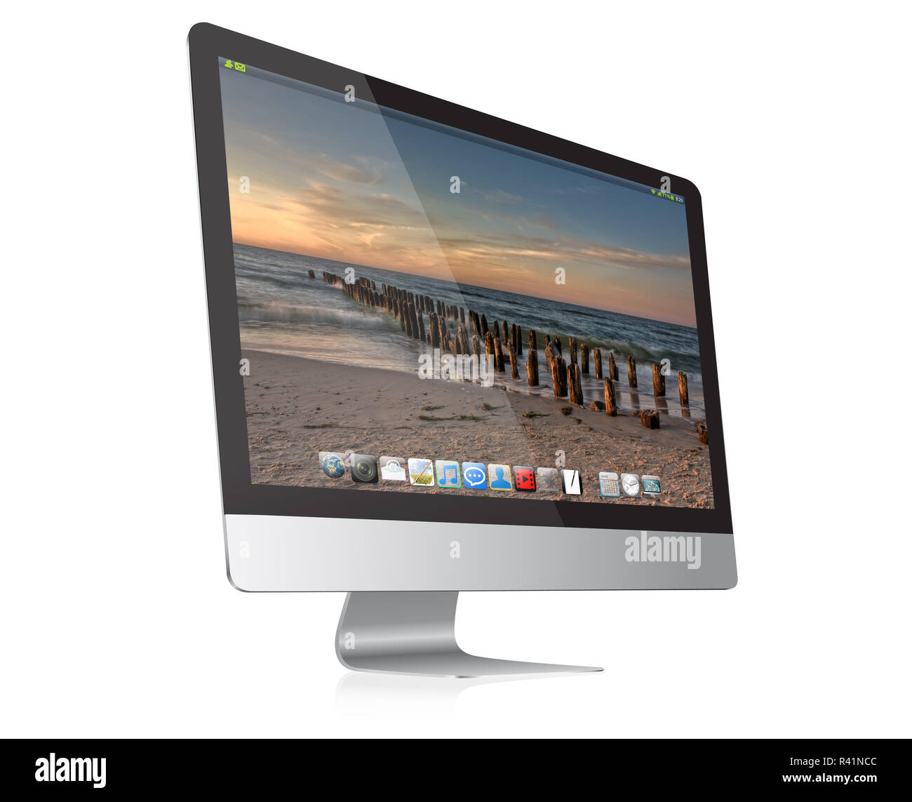 Pc computers computer beach seaside hi-res stock photography and images ...