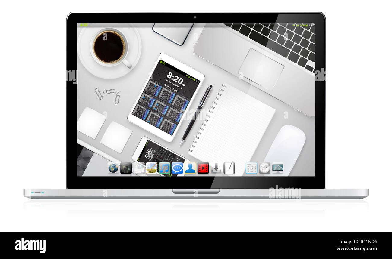 Modern digital tech device Stock Photo - Alamy