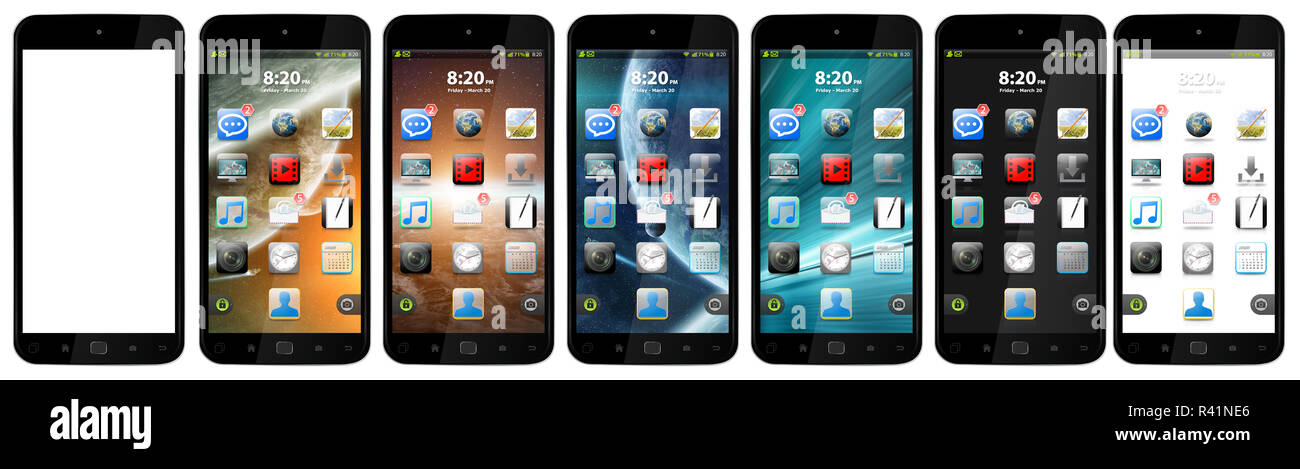 Modern digital smart phone Stock Photo - Alamy
