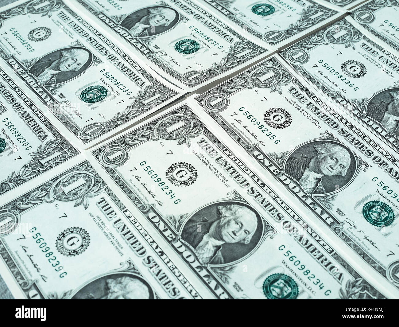 Dollar notes 1 Dollar Stock Photo - Alamy