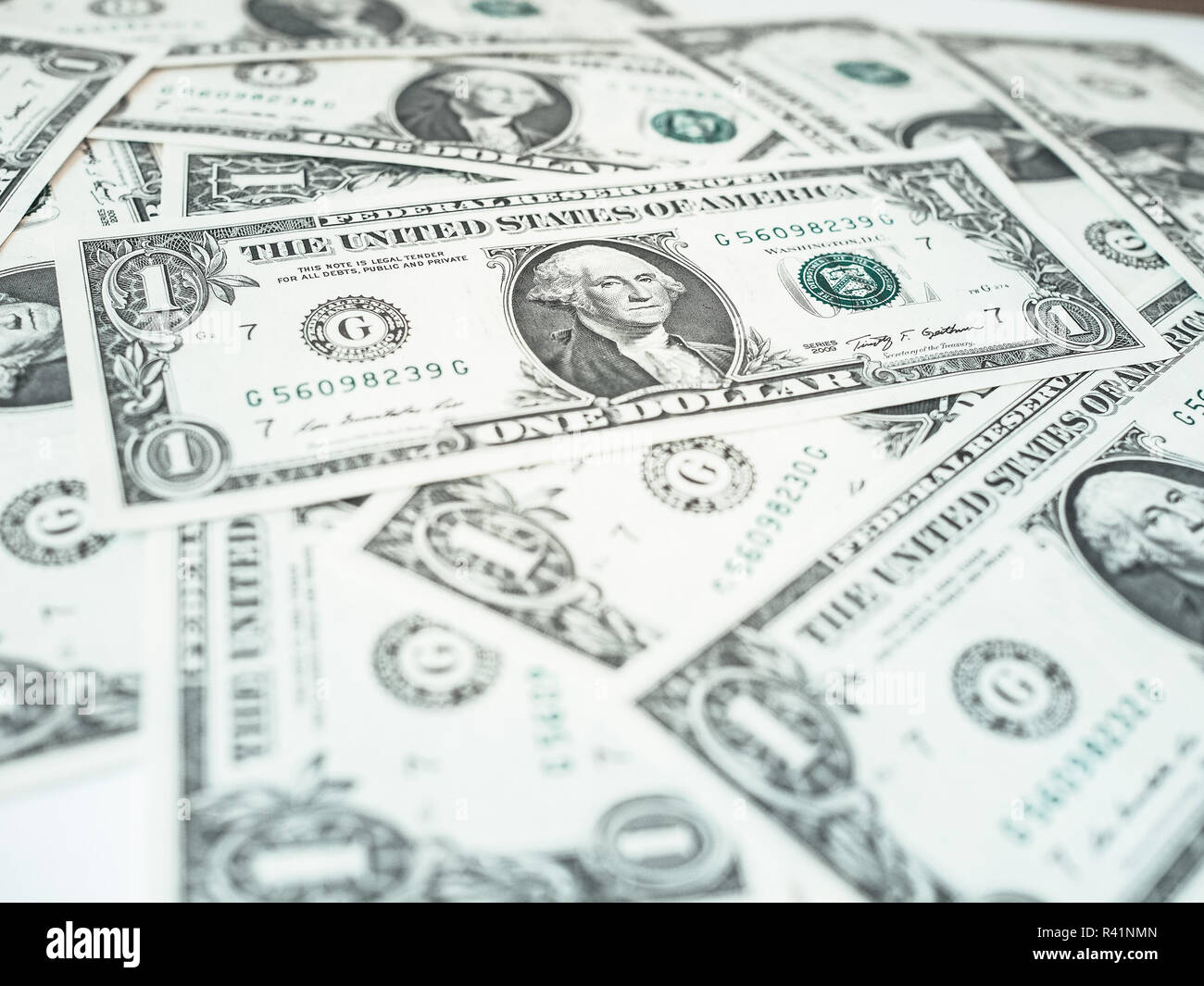 Dollar notes 1 Dollar Stock Photo - Alamy