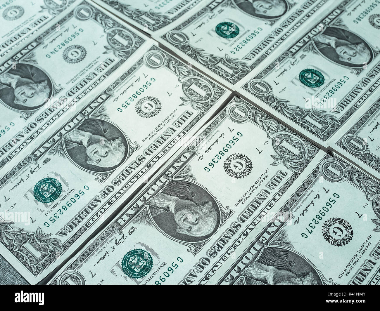Dollar notes 1 Dollar Stock Photo - Alamy
