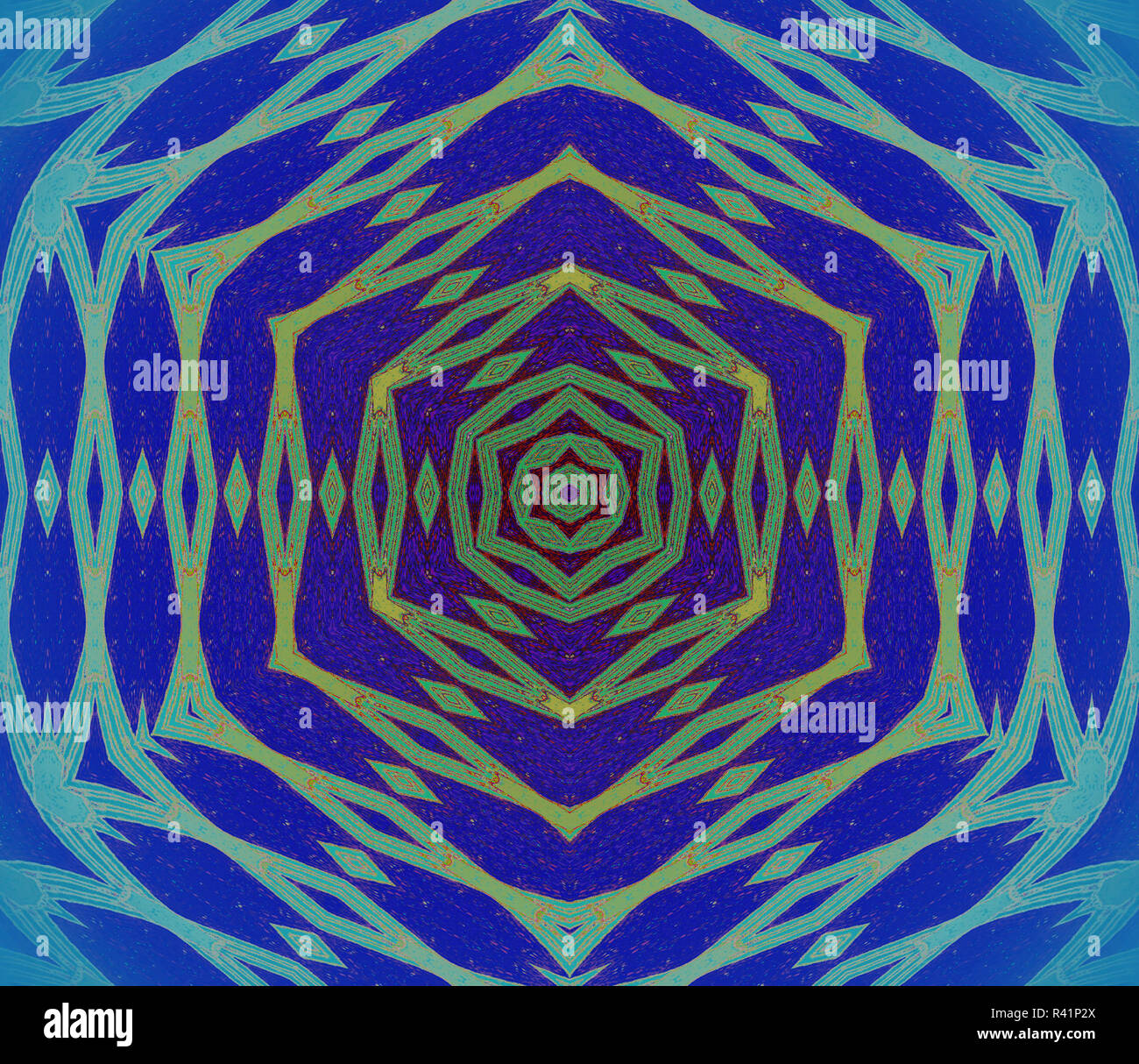 Hexagon art hi-res stock photography and images - Alamy