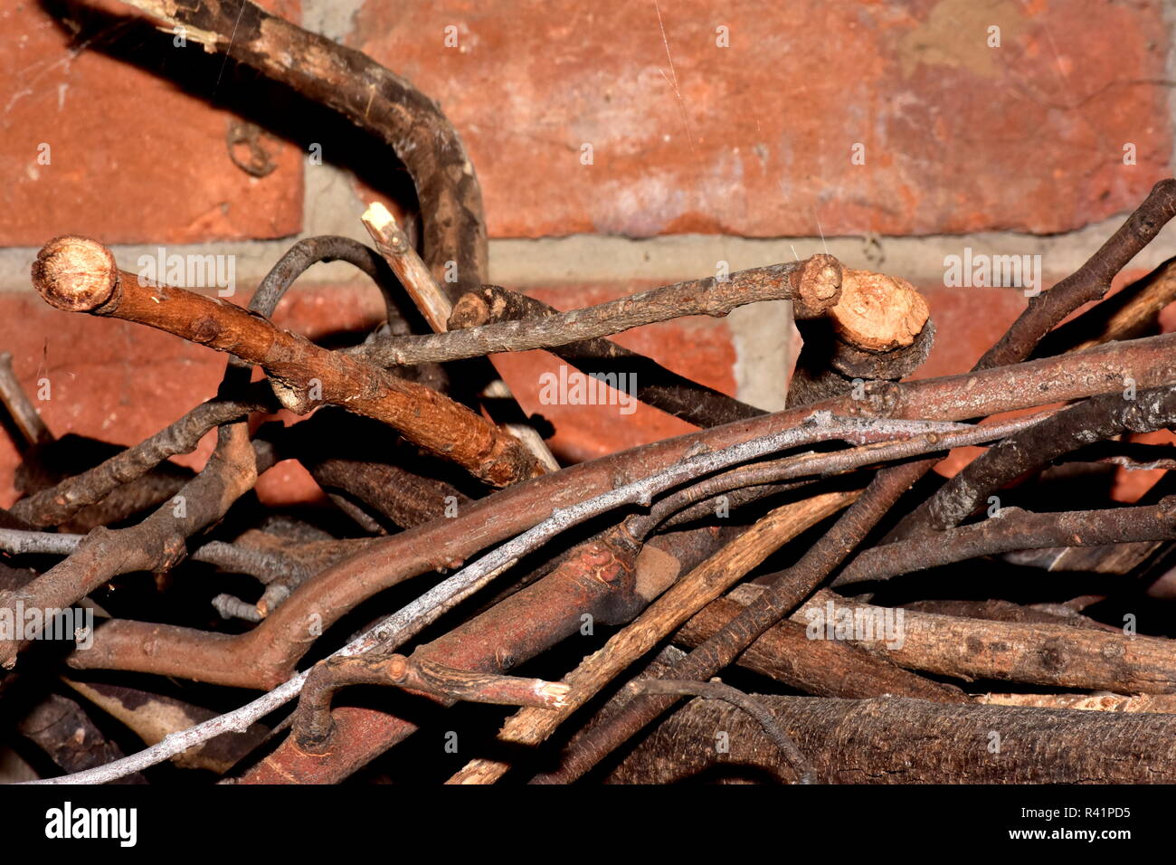 Old wood sticks hi-res stock photography and images - Alamy