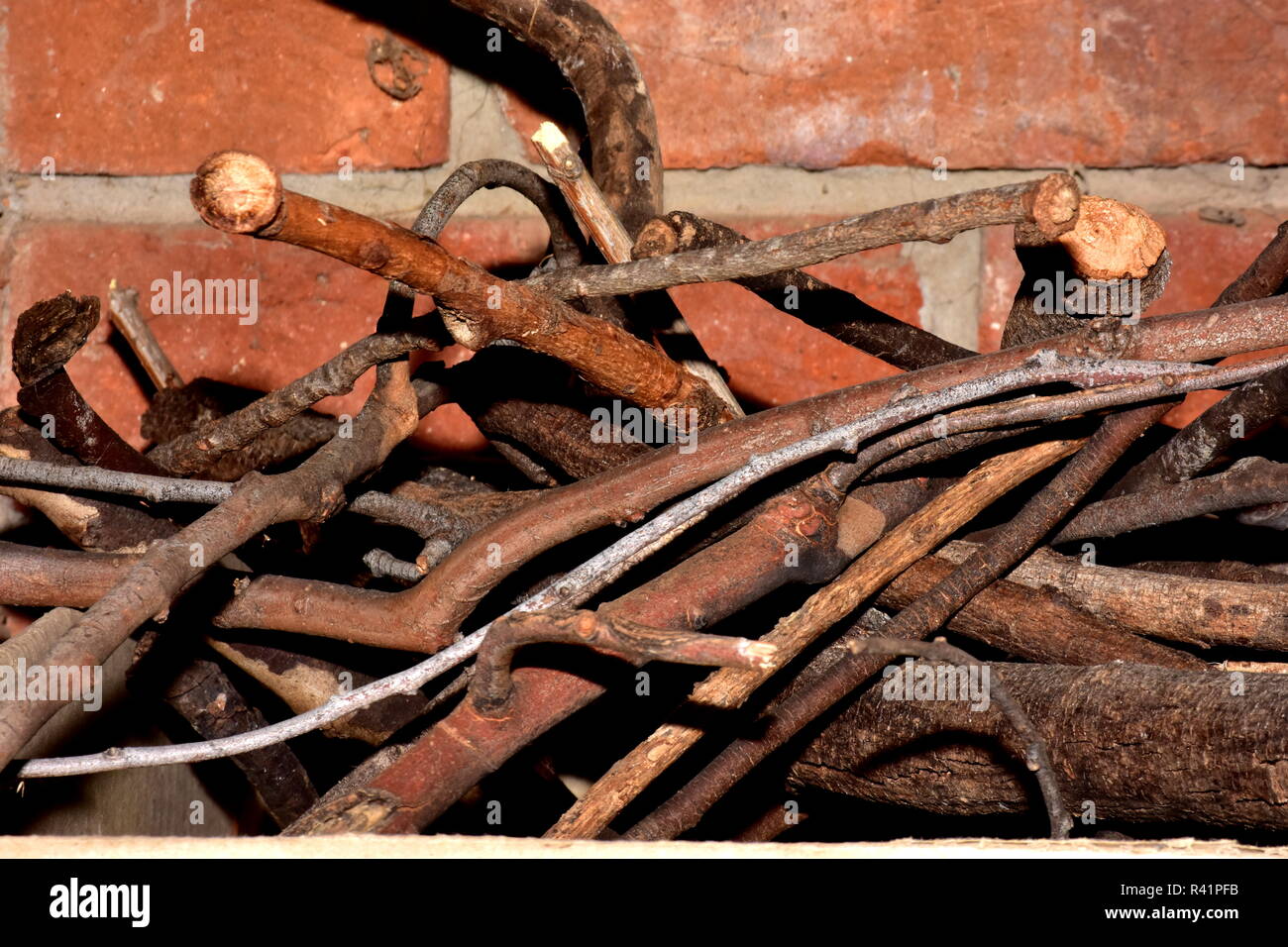 Old wood sticks hi-res stock photography and images - Alamy