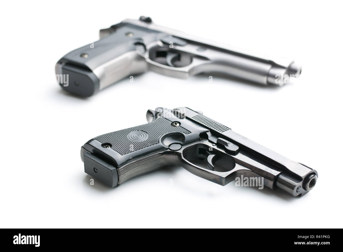 Two handguns hi-res stock photography and images - Alamy