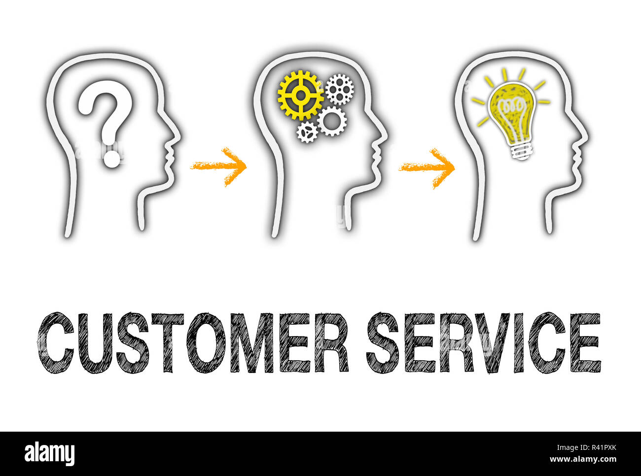 Customer demand management Cut Out Stock Images & Pictures - Alamy