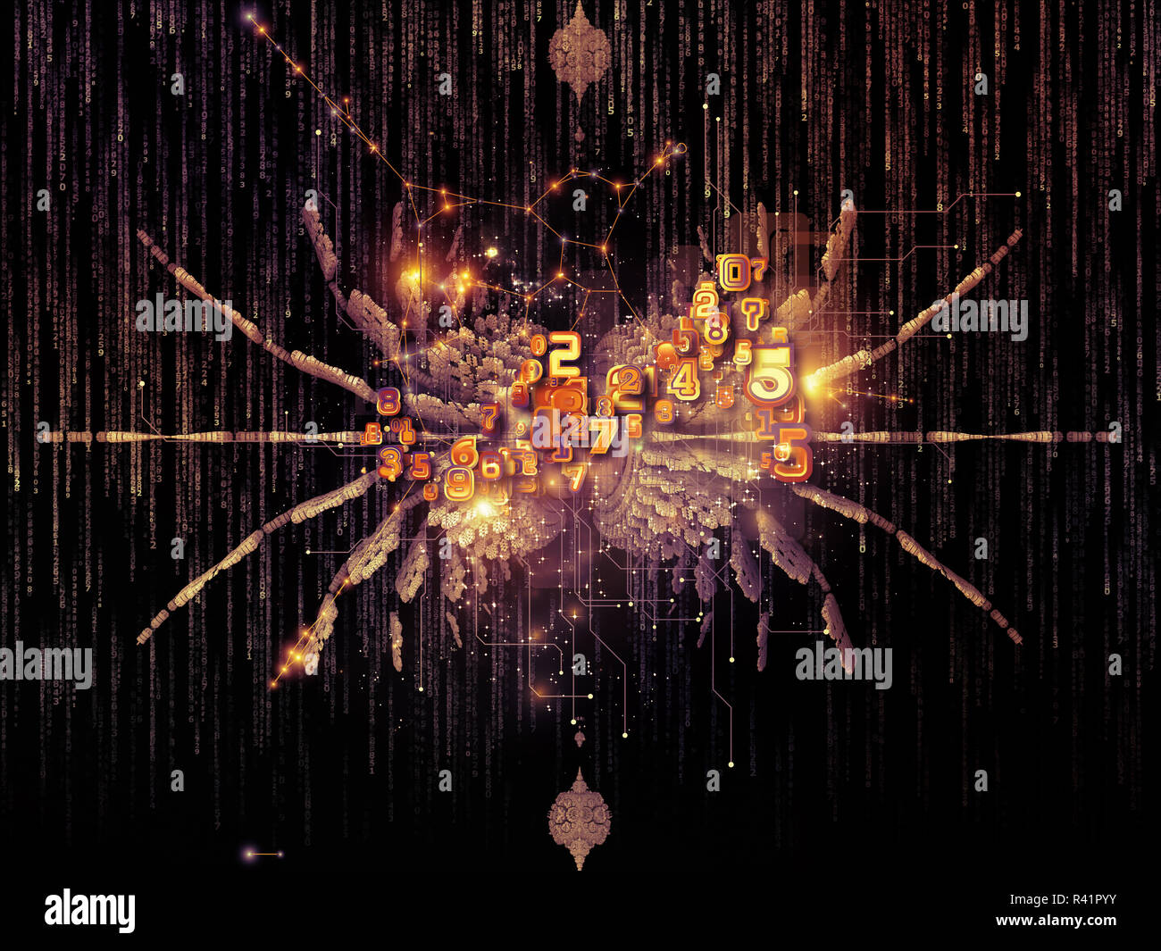 Paradigm of Math Design Stock Photo - Alamy