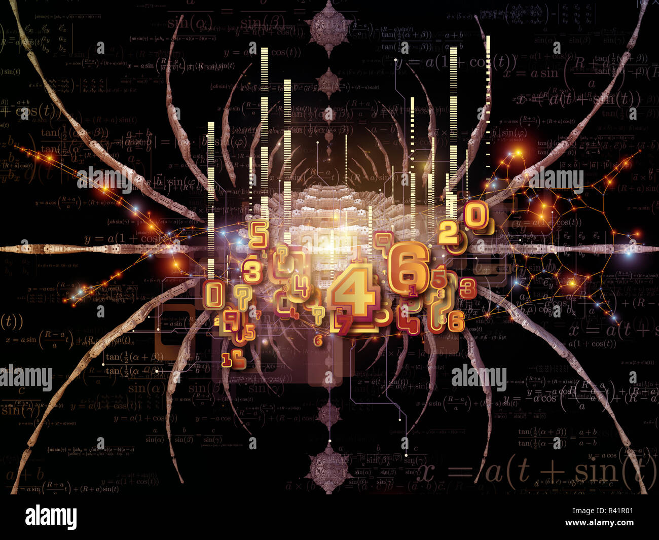 Synergies of Math Design Stock Photo - Alamy