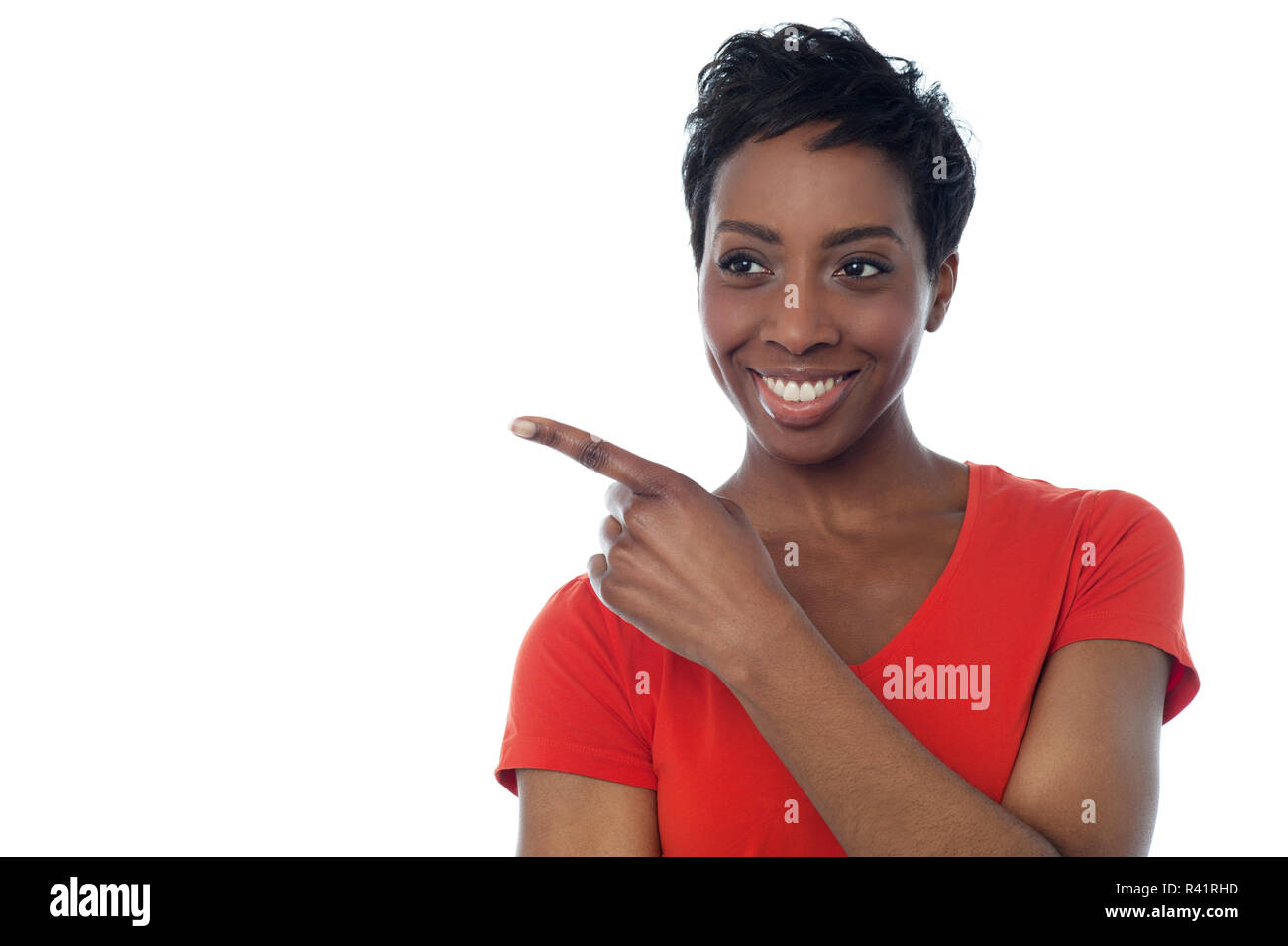 Carefree elegant charming african woman hi-res stock photography and ...