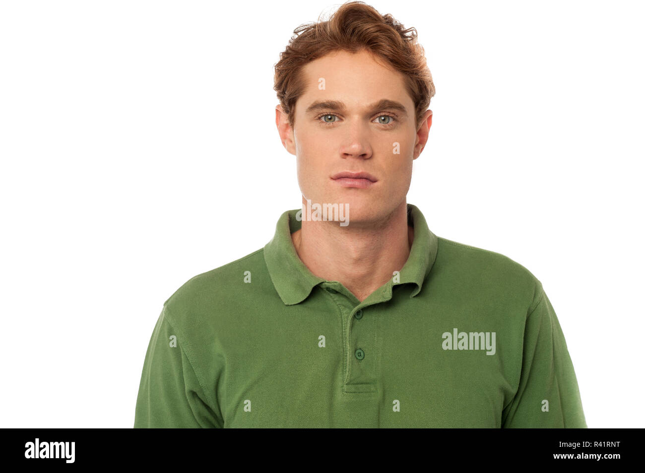 Serious guy looking at the camera Stock Photo - Alamy