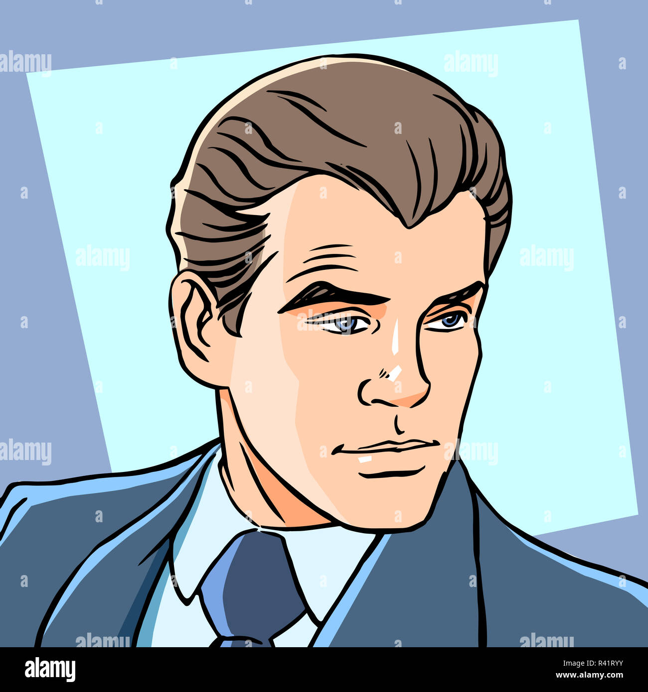 Office comic book style hi-res stock photography and images - Alamy