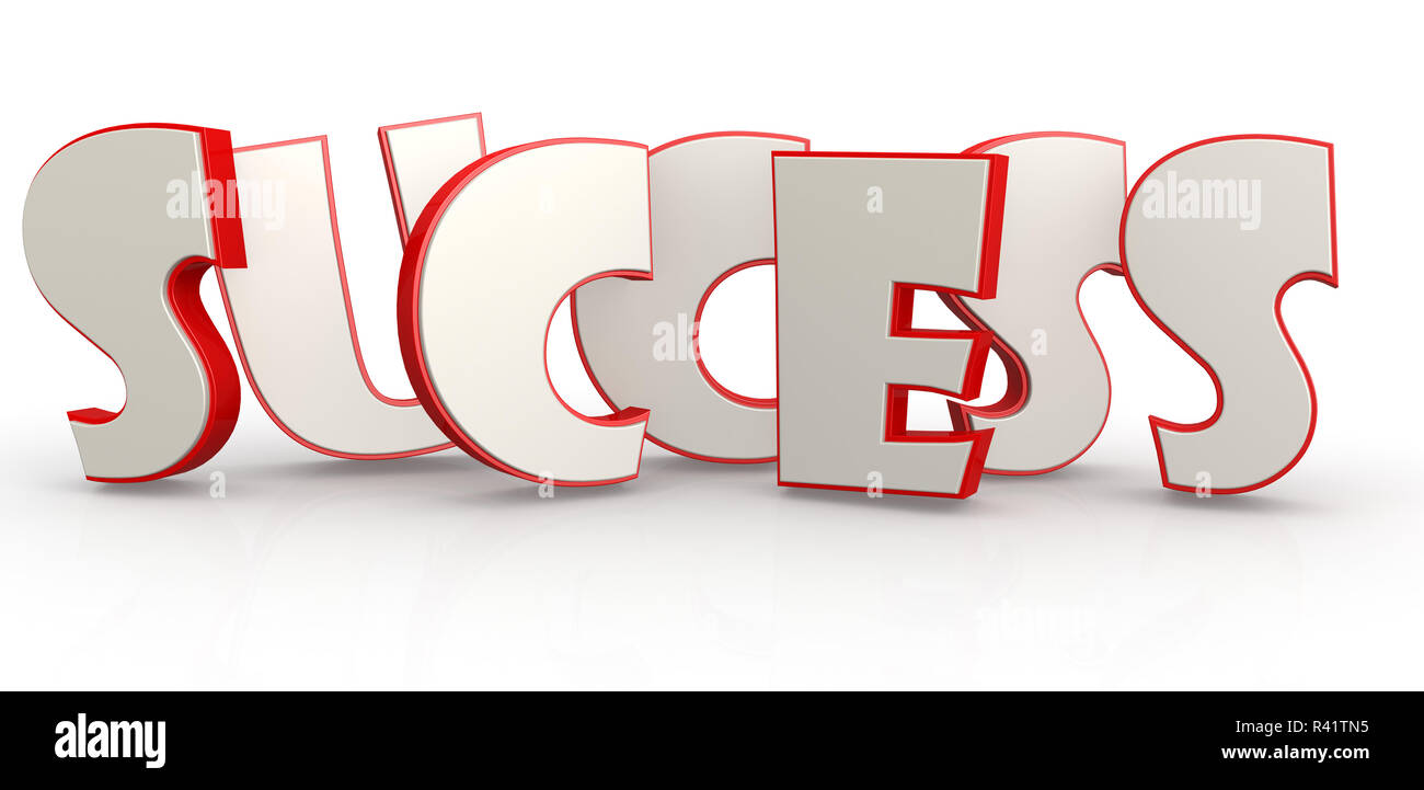 Success word with white background Stock Photo - Alamy